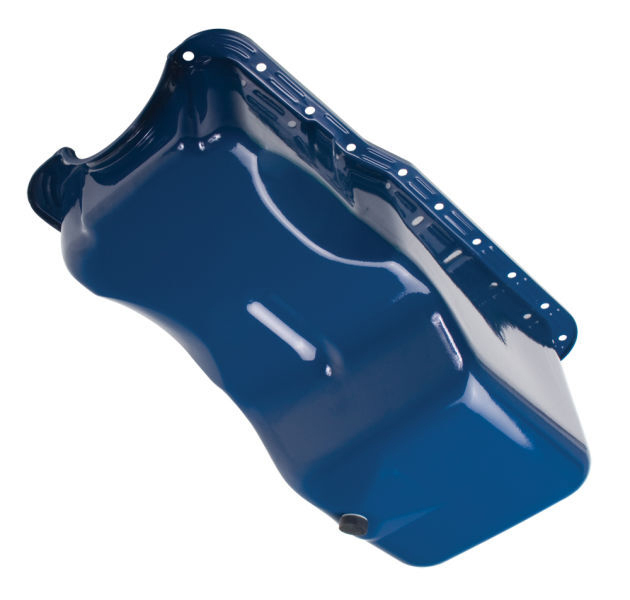 RTS Oil Pan Sump, Replacement OEM Style For Ford Blue Finish, SB For ...